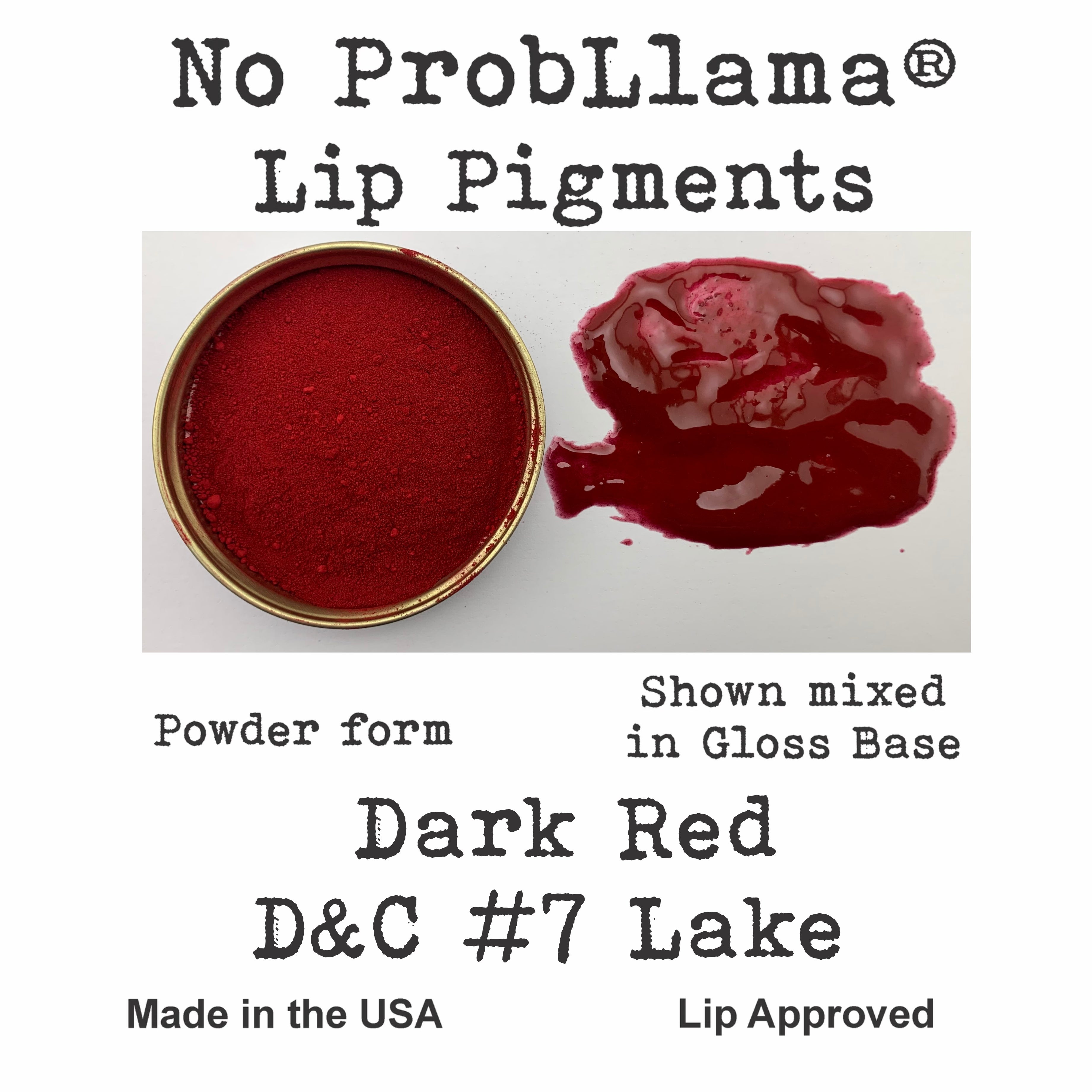 Dark Red D&C #7 Lake pigment – NoProbLlama